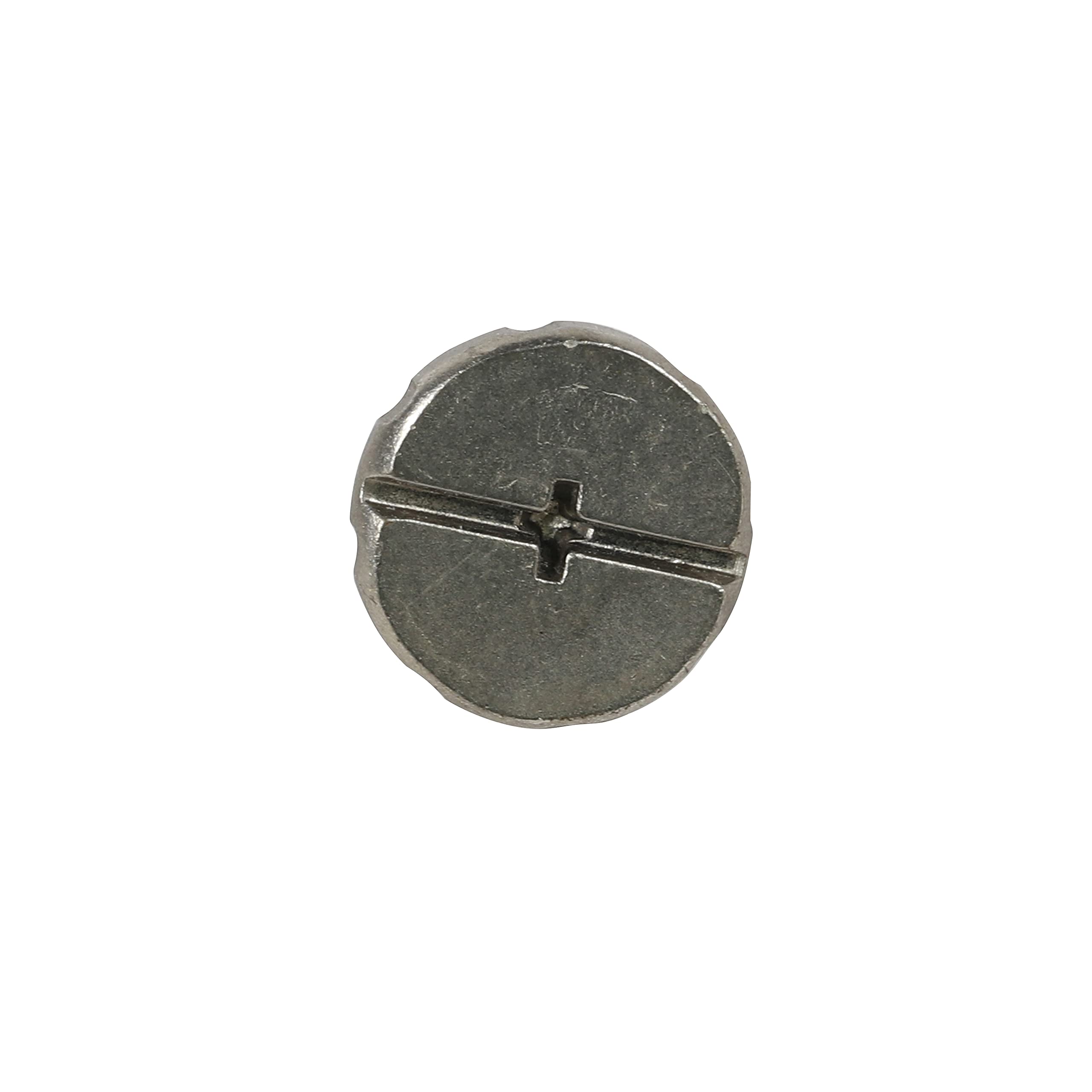 Rok Hardware Heavy Duty Metal Hinge Pin Stop, Fits All 3-1/2" (89mm) to 4" (102mm) Residential Hinges, Satin Nickel