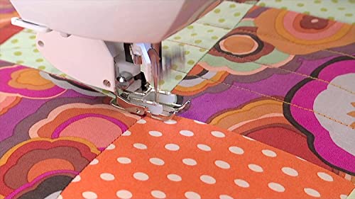 SINGER | Even Feed/Walking Presser Foot - Fork, Perfect for Matching Stripes & Plaids, Quilting & Sewing with Pile Fabrics - Sewing Made Easy
