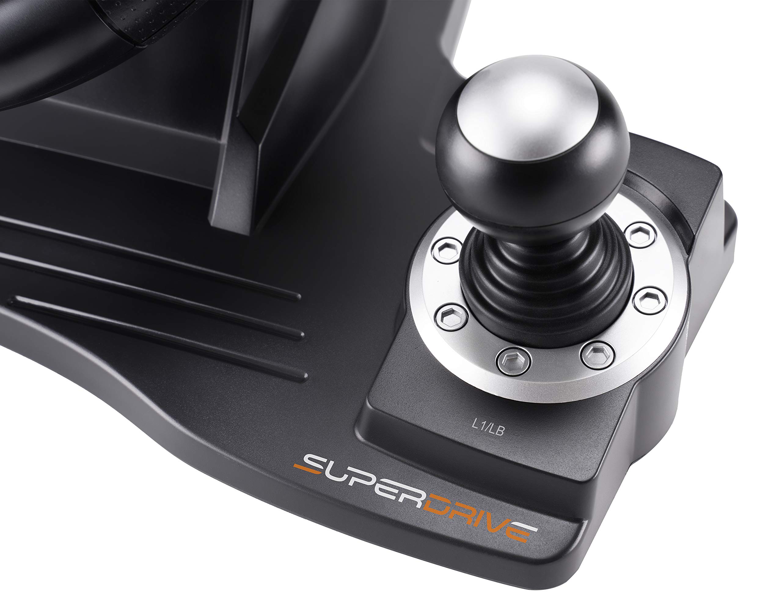 Superdrive - Racing steering wheel GS500 with gear lever, pedal and vibrations for PS4, Xbox One, PC, PS3