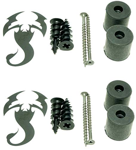 StoreYourBoard Cinch Minimalist Snowboard Wall Mount, Indoor Display Storage Rack (Cinch, 2 Pack)