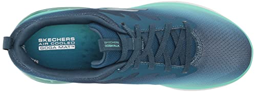 Skechers Women's GO Walk AIR 2.0-Quick Breeze Sneaker, Blue/Turquoise, 8