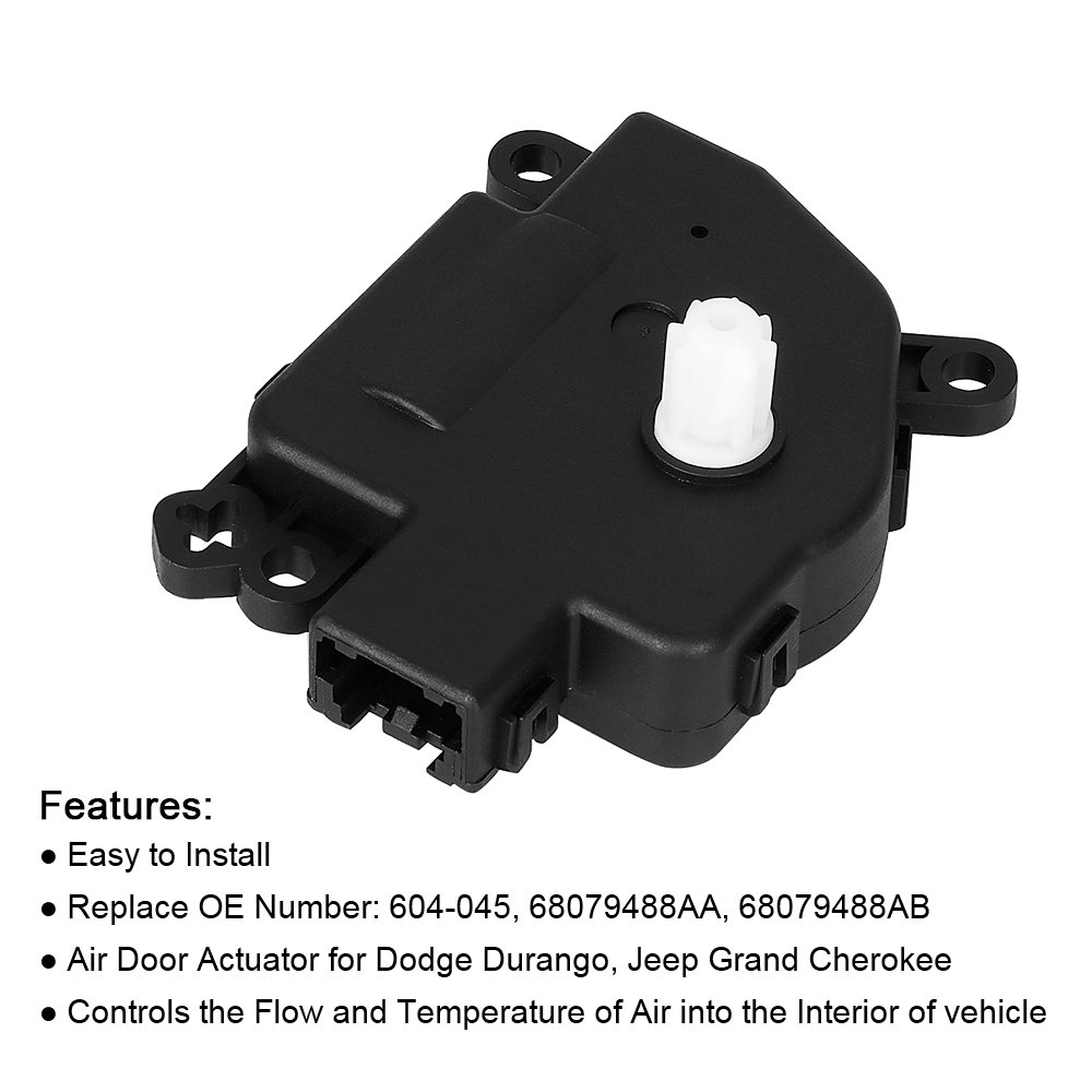 TYTAUTO HVAC Air Heater Temperature Blend Door Actuator Compatible with Chler 200/Sebring, Dodge Journey/Avenger/Durango, Replaces# 604-029, 68018109AA