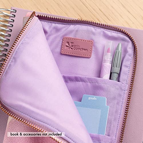 Ultimate Planny Pack - Brushstrokes. Planner Accessory Pouch. Inside Pockets & Extended Metal Zipper. Elastic Band to Secure Around Planner/Notebook. Vegan Leather Organizer Case by Erin Condren.
