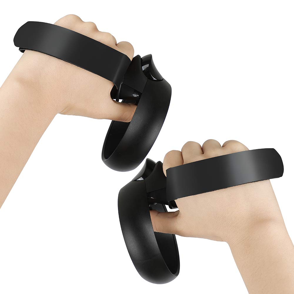 Touch Controller Grip Cover Wrist Strap Non-Slip Handle for Oculus Quest Oculus Rift S Anti-Throw Handle Protective Sleeve