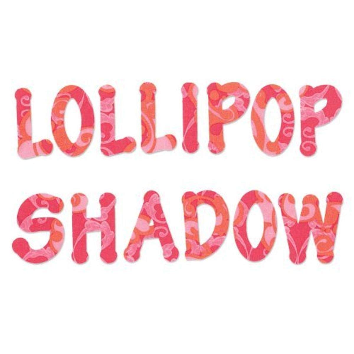 Sizzix , Multi Color, Bigz Die Set 659812, Lollipop Shadow Uppercase Alphabet, 4 Pack, One Size