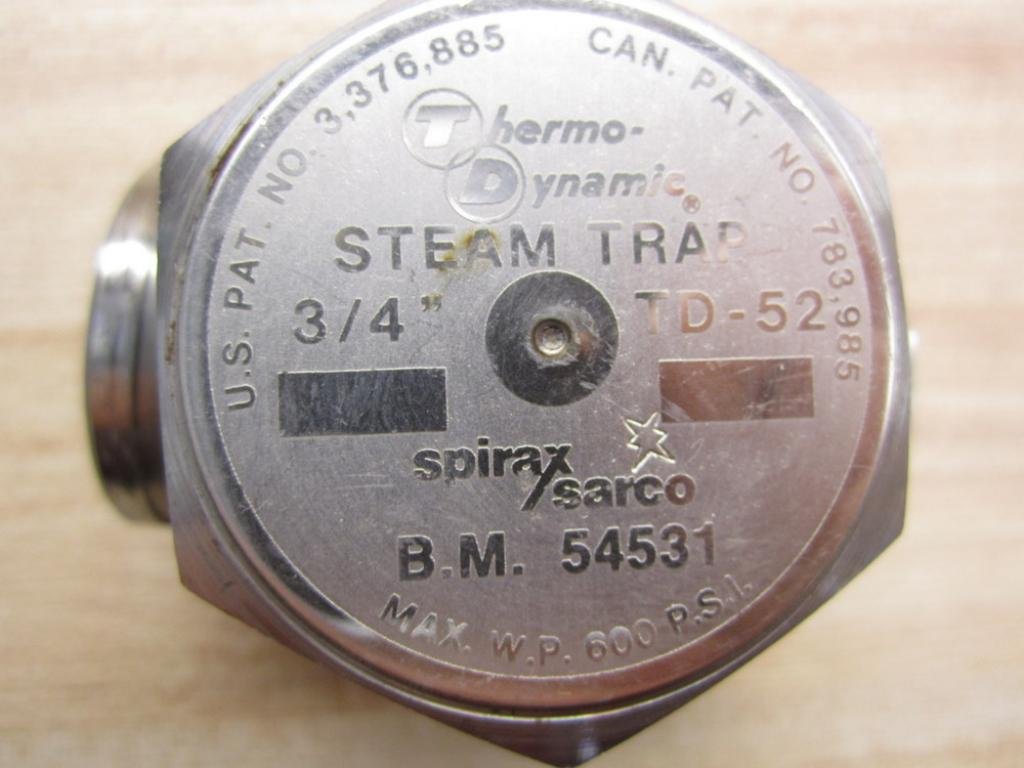 Thermo-Dynamic TD-52 Steam Trap Spirax Sarco 3/4" TD52