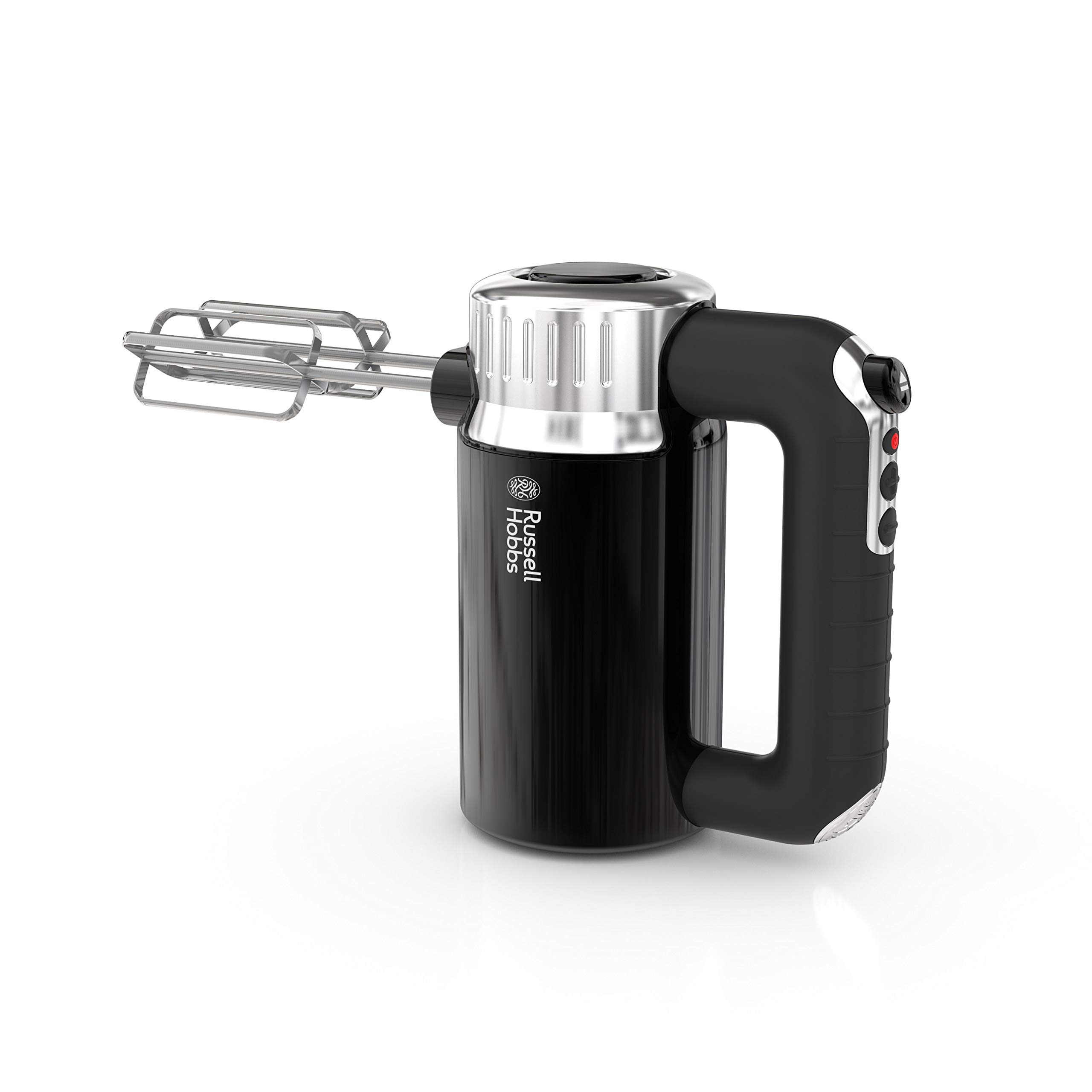 Russell Hobbs MX3100RDR Retro Style Hand Mixer, 4 Speeds + Turbo Boost, Black