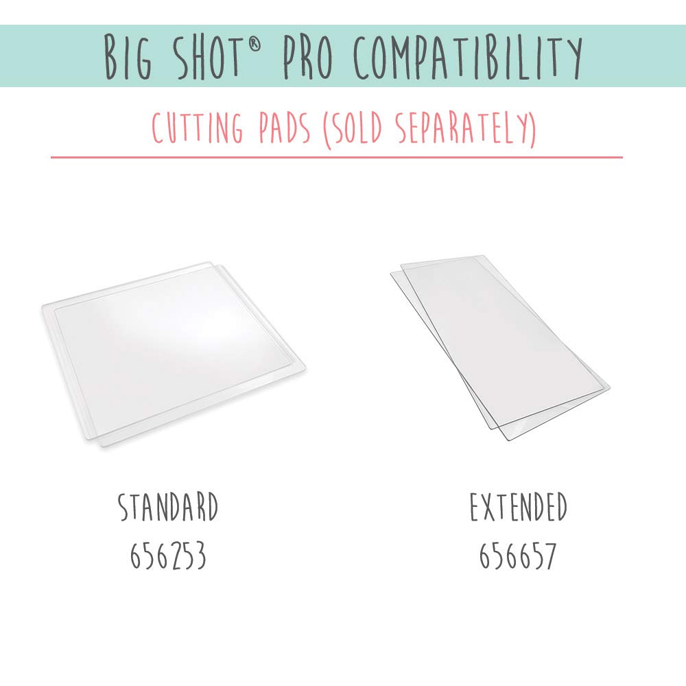 Sizzix 660550 Industrial Strength Die Cutting & Embossing Machine for Arts & Crafts, Scrapbooking & Cardmaking, 13” Opening, Big Shot Pro with Extended Accessories