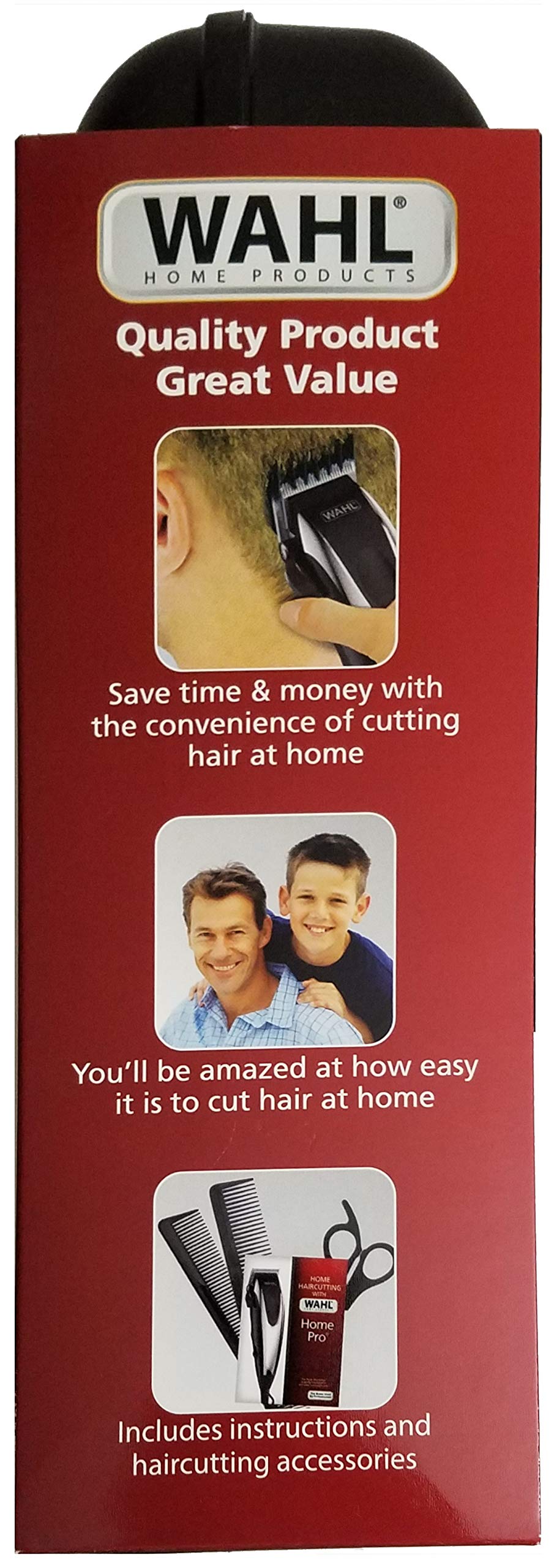 Wahl Hair Clipper Home Pro 22-Piece - Complete Men's Haircutting Kit