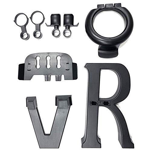 VRbrother VR Headset Stand and Controller Holder for Oculus Quest 2,Oculus Quest,Valve Index,HP Reverb G2 ,HTC Vive Plus,HTC Vive Pro VR VR Headset, Controller Hook Display Holder (Black)