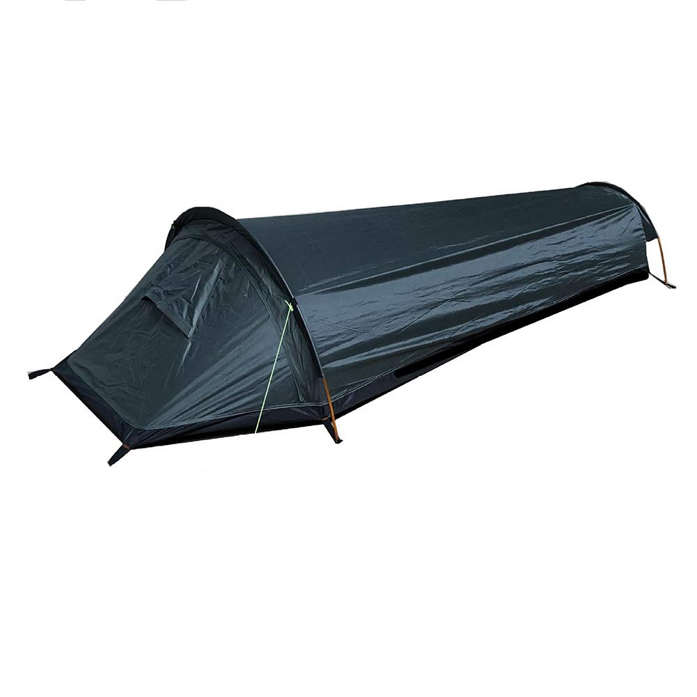 Ultralight Bivvy Bag Tent,with Wind Rope&Tent Pegs & Outer Bag,Compact Single Person Waterproof Ventilated Tent for Camping, Outdoor Survival
