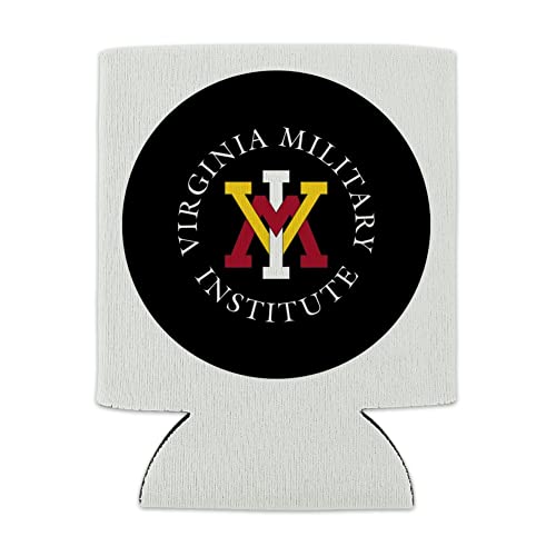 Virginia Military Institute Secondary Logo Can Cooler - Drink Sleeve Hugger Collapsible Insulator - Beverage Insulated Holder