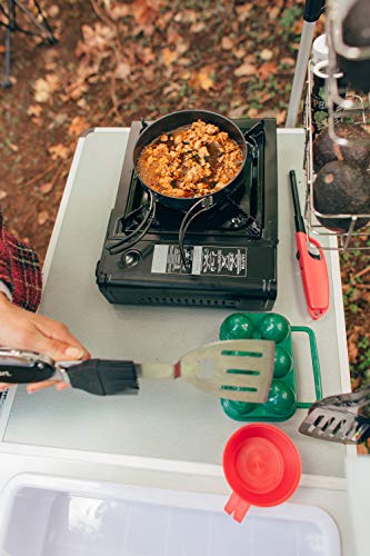 Stansport Portable Outdoor Butane Stove, Black, 13.38" L x 10.82" W x 4.33" H