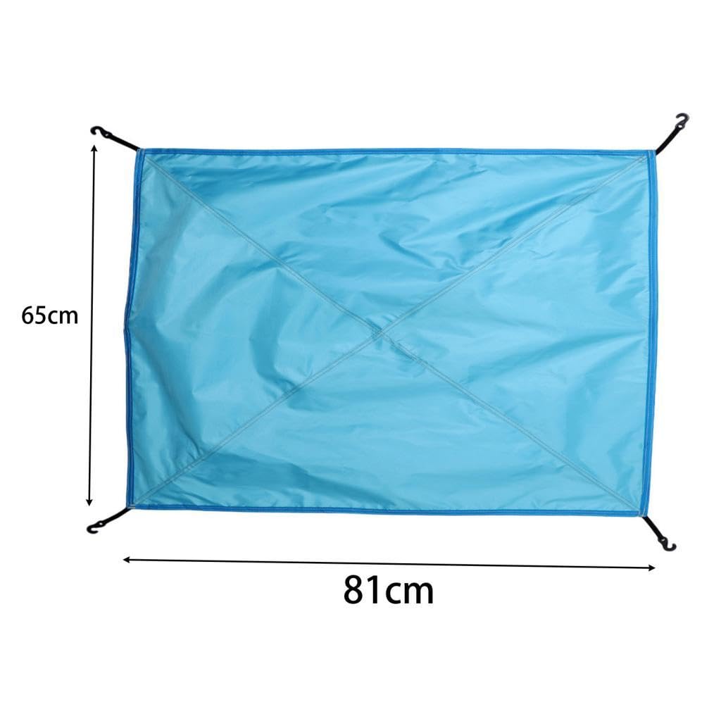Tongina Ultralight Tarp Hiking Camping Tents Replacement Sunscreen, Blue