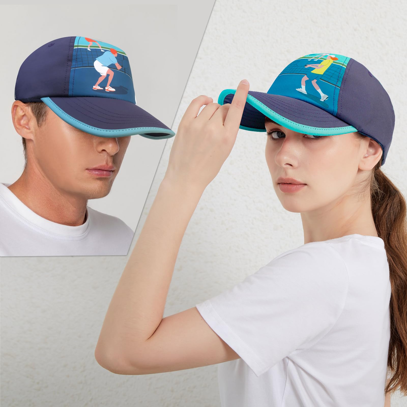 Women Baseball Caps, Adjustable Breathable Embroidered Sun Hat for Sport Golf Mesh Sunbonnet Outdoor Black