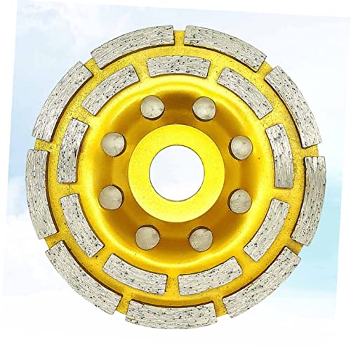Stone Mill Angle Grinder Polishing Diamond Grinding Cup Wheel Angle Grinding Cup Concrete Grinder Disc Marble Grinding Wheels Concrete Grinding Wheels Aluminum Base Masonry