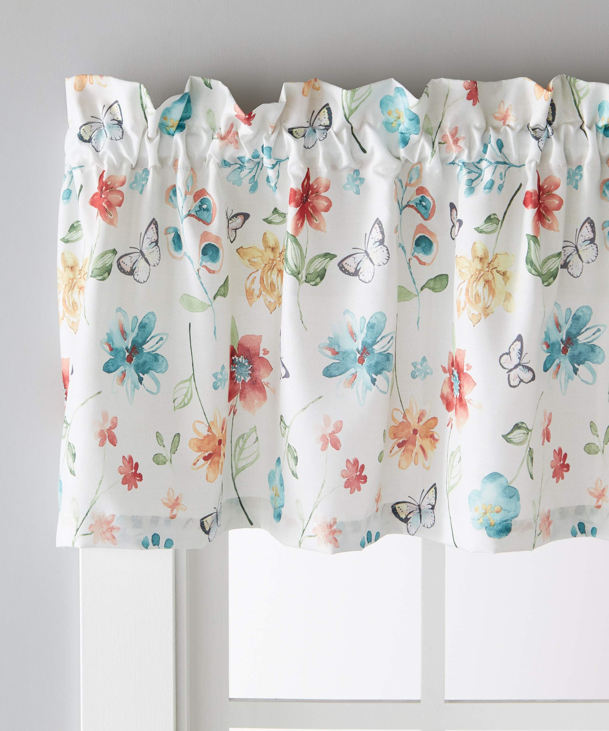 SKL Home Floral Dance Valance, 58 in x 13 in, Multicolored