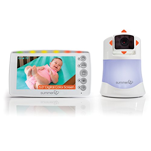 Summer Infant Panorama Video Baby Monitor with 5-inch Screen and Remote Steering Camera