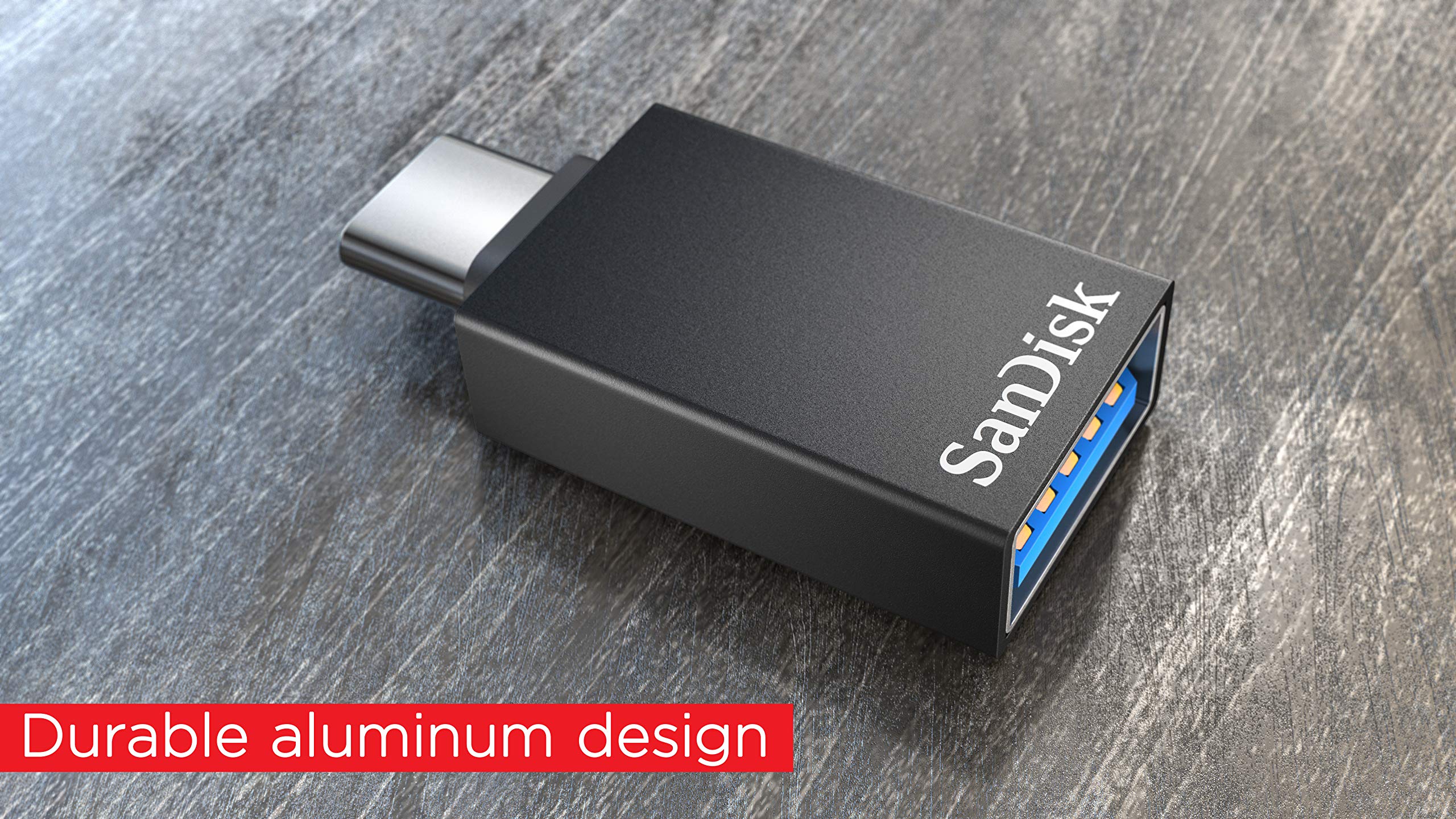 SanDisk 128GB iXpand Flash Drive Go with SanDisk USB-A to USB-C Adapter - SDIX60N-128G-GZFFE