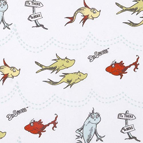 Trend Lab Dr. Seuss One Fish Two Fish 4Piece Crib Bedding Set Nursery Baby Bedding
