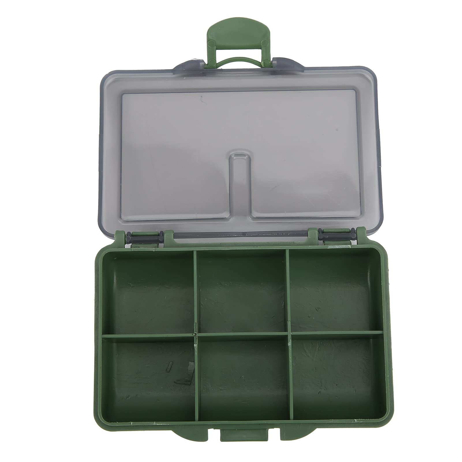 Tackle Storage Box, Mini Storage Box For Fishing Light Weight For Carp Anglers For Organizing Fishing Accessories(6 Cells)