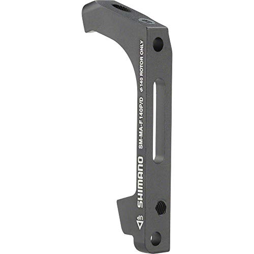 SHIMANO Flat Mount Disc Brake Adapter Front, Post Caliper to Flat Mount, 140Mm