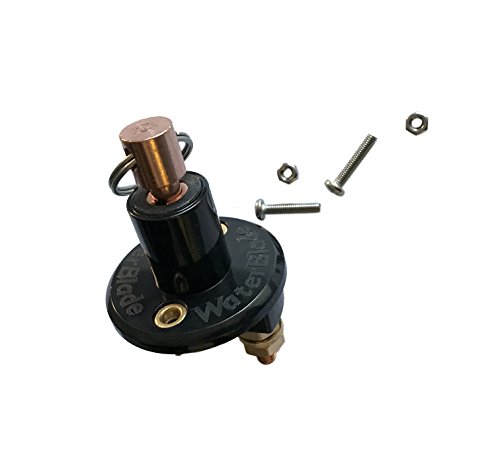 Waterblade Battery Disconnect Safety Kill Switch 130AH - with Pull Out PIN for Kayak or SUP or Electric Boat