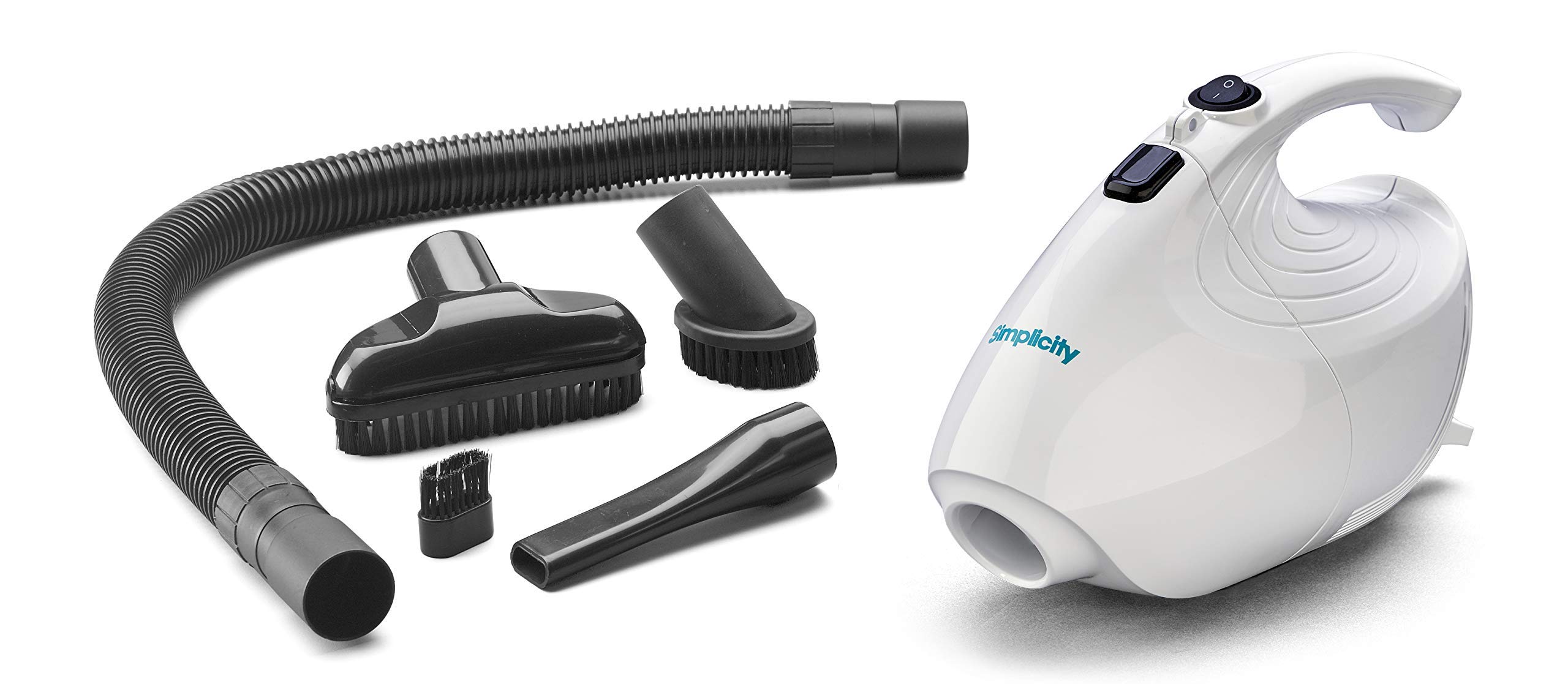 Simplicity F1 Tiny Handheld Vacuum Cleaner | Portable Travel Vacuum | Desk Vacuum | Lightweight Vac (Renewed)