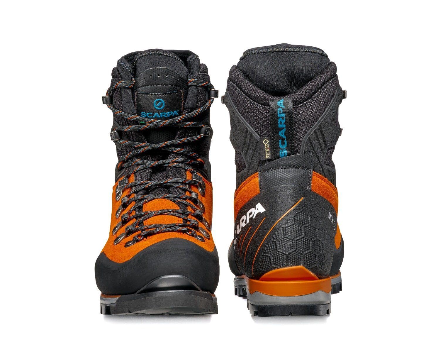 SCARPA Men's Mont Blanc Pro GTX Waterproof Gore-Tex Boots for Hiking and Mountaineering - Tonic - 9.5-10