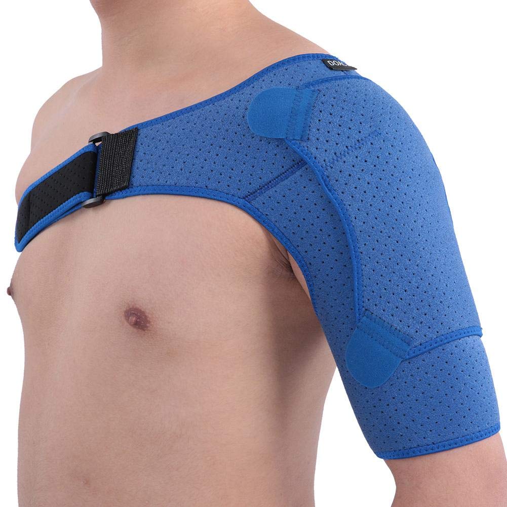 Wchiuoe Shoulder Brace Support for Rotator Cuff Injury Prevention and Recovery,Unisex,Shoulder improved pressurized punched breathable Can be Worn on Left or Right Shoulder Large size(39-55in)