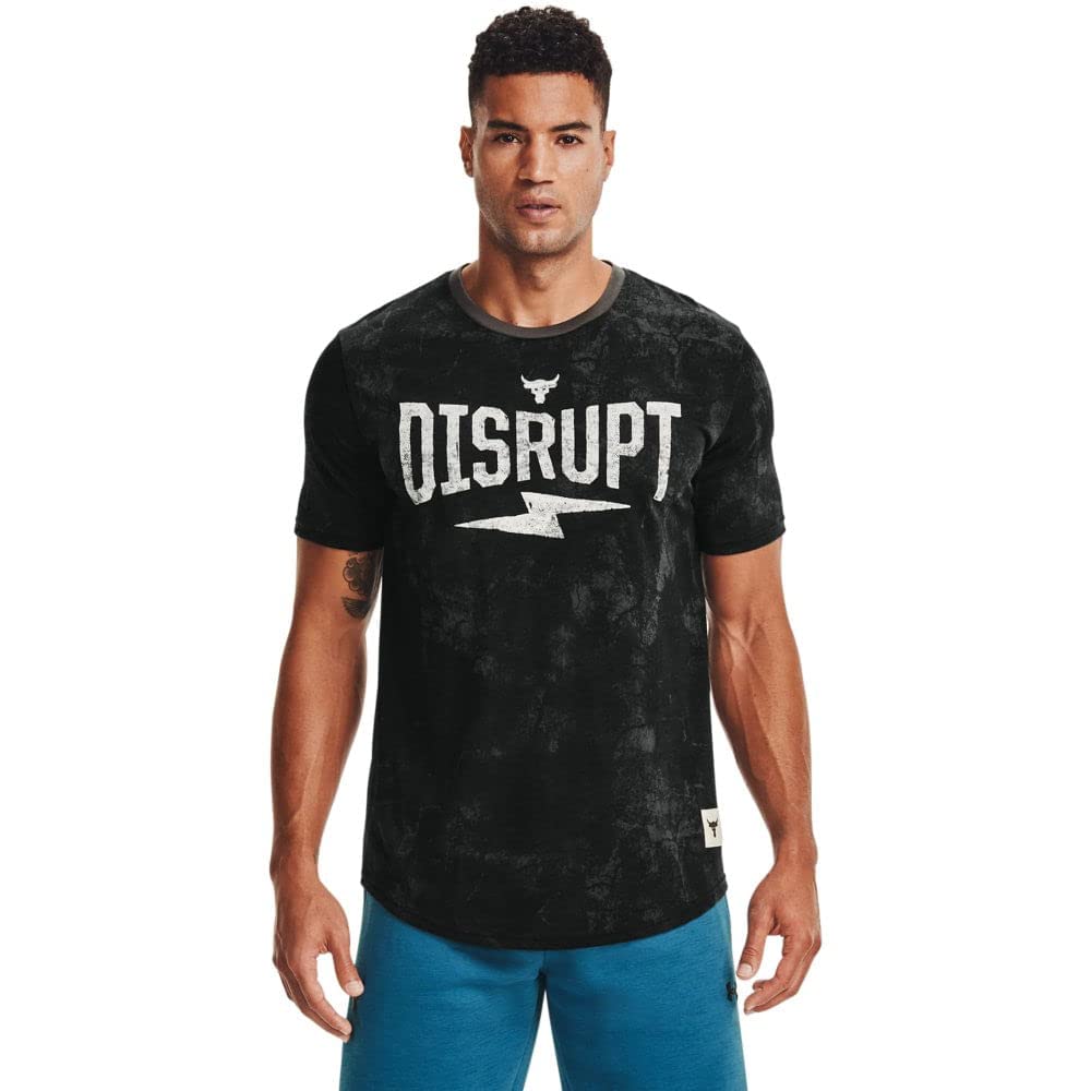 Under Armour Men's T-Shirt, Black/Onyx White, Large