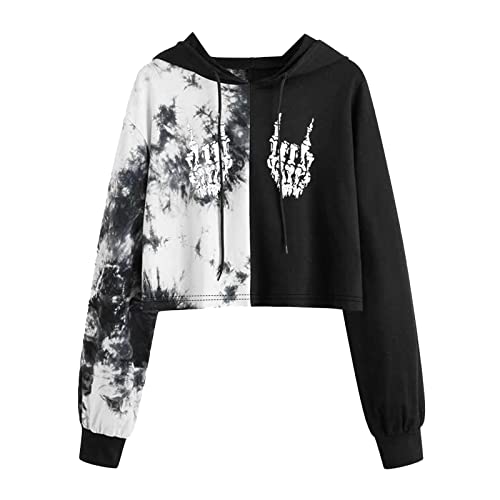 SHAOBGE Crewneck Sweatshirt Cat Toddler Halloween Costume Women's Witch Halloween Costume Halloween Witch Shirts for Women Long Oversized Sweatshirt Warehouse Amazon Warehouse Deals Clearance Black