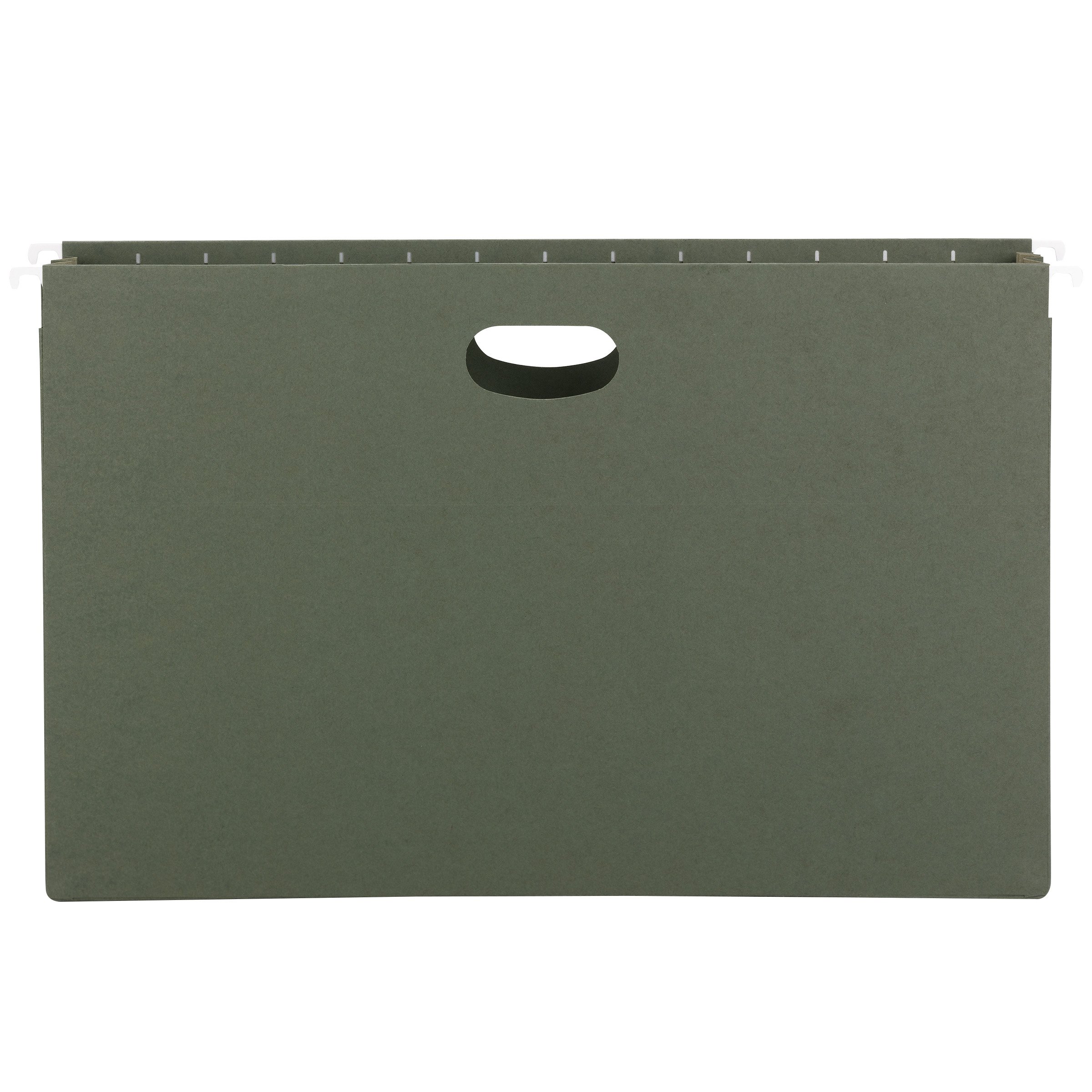 Smead Hanging Pocket with Full-Height Gusset, 3-1/2" Expansion, Legal Size, Standard Green, 4 per Pack (64386)