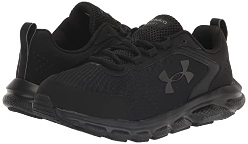 Under Armour Men's Charged Assert 9 6E, (002) Black/Black/Black, 9.5