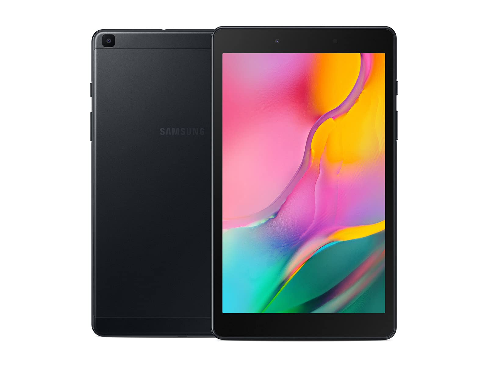 Samsung Electronics Galaxy Tab A 8.0", 32GB, Black (Wi-Fi) Tablet - Quad Core Qualcomm Processor, 1280 x 800 (WXGA), 8MP Rear-Facing and 2MP Front-Facing Camera, Android, DAODYANG 32GB SD Card
