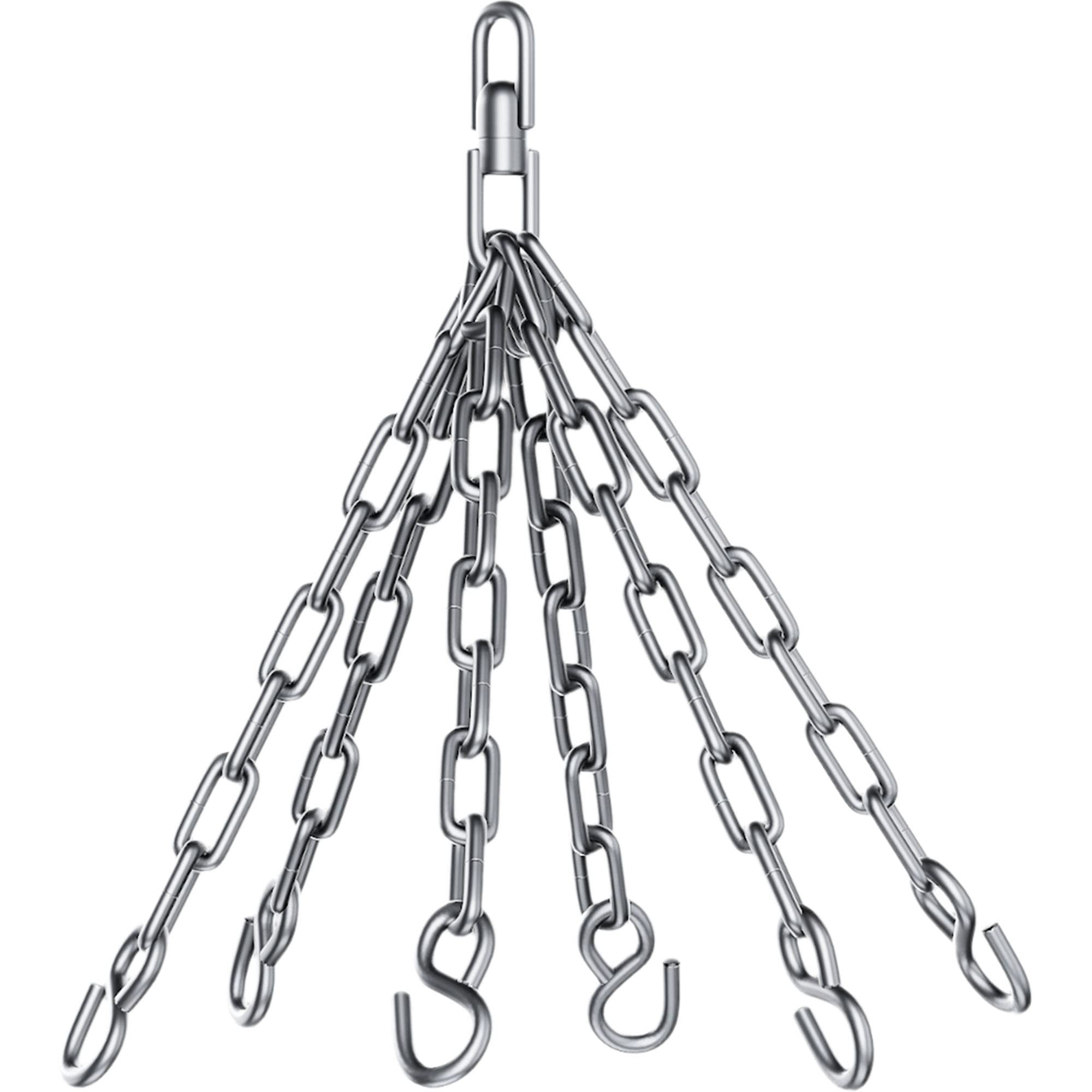 RDX Heavy Duty Boxing Punching Bag Iron 6 Panel Chains Wall Mount Punching MMA Training Hanger