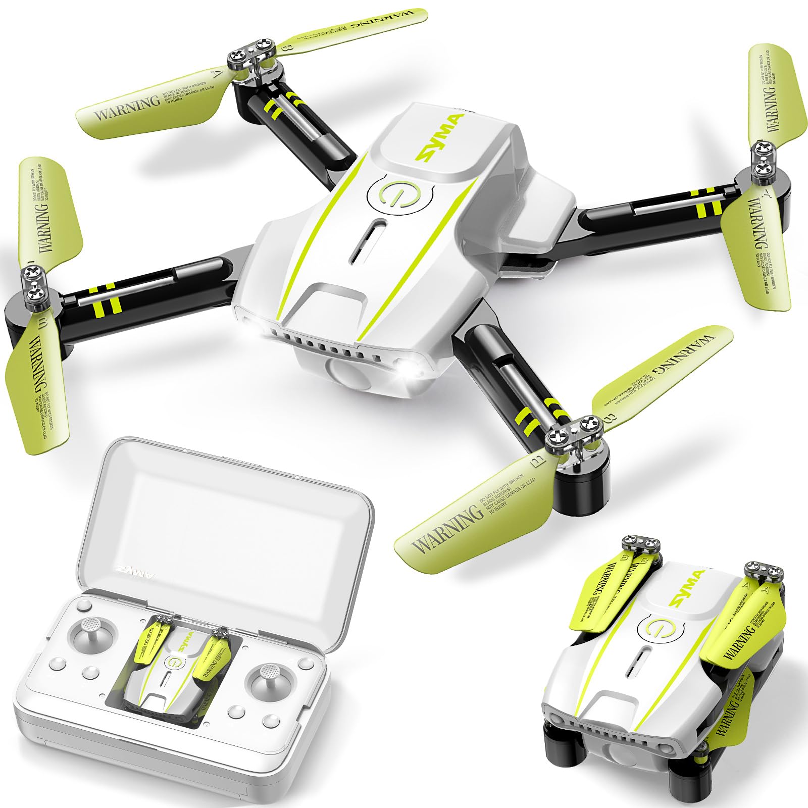 SYMA Foldable Mini Drone for Kids Adults,Portable Pocket Nano Quadcopter with Altitude Hold 3D Flips and Headless Mode Easy to Fly UFO Flying Indoor RC Toys for Beginners