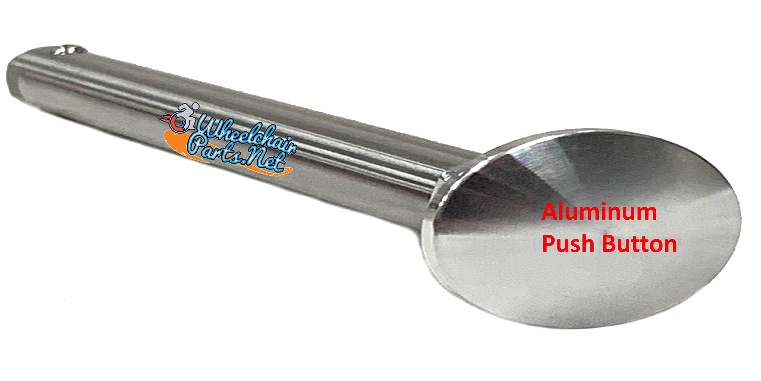 Quick Release AXLES for Rear Wheelchair Wheels. Aluminum Push Button. Choose Your Size (1/2" X 4 1/4")