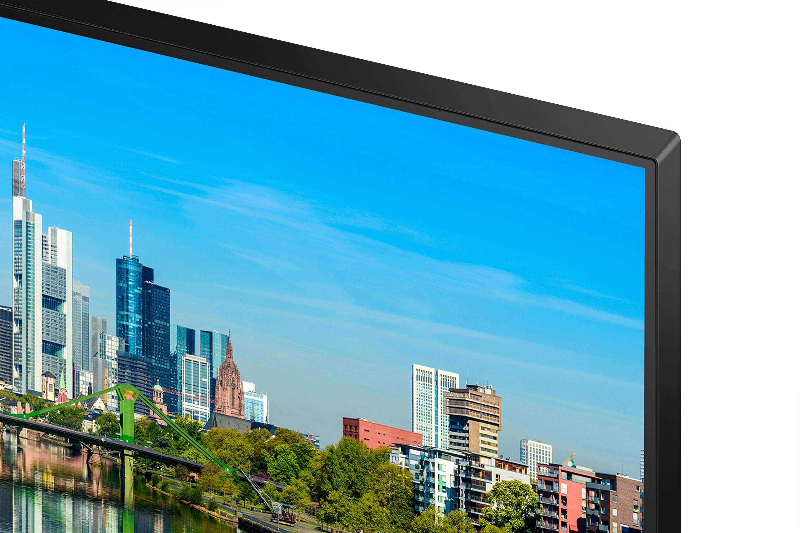 SAMSUNG FT650 Series 24-Inch FHD 1080p Computer Monitor, 75Hz, IPS Panel, HDMI, USB Hub, Height Adjustable Stand, 3 Yr WRNTY (LF24T650FYNXGO)