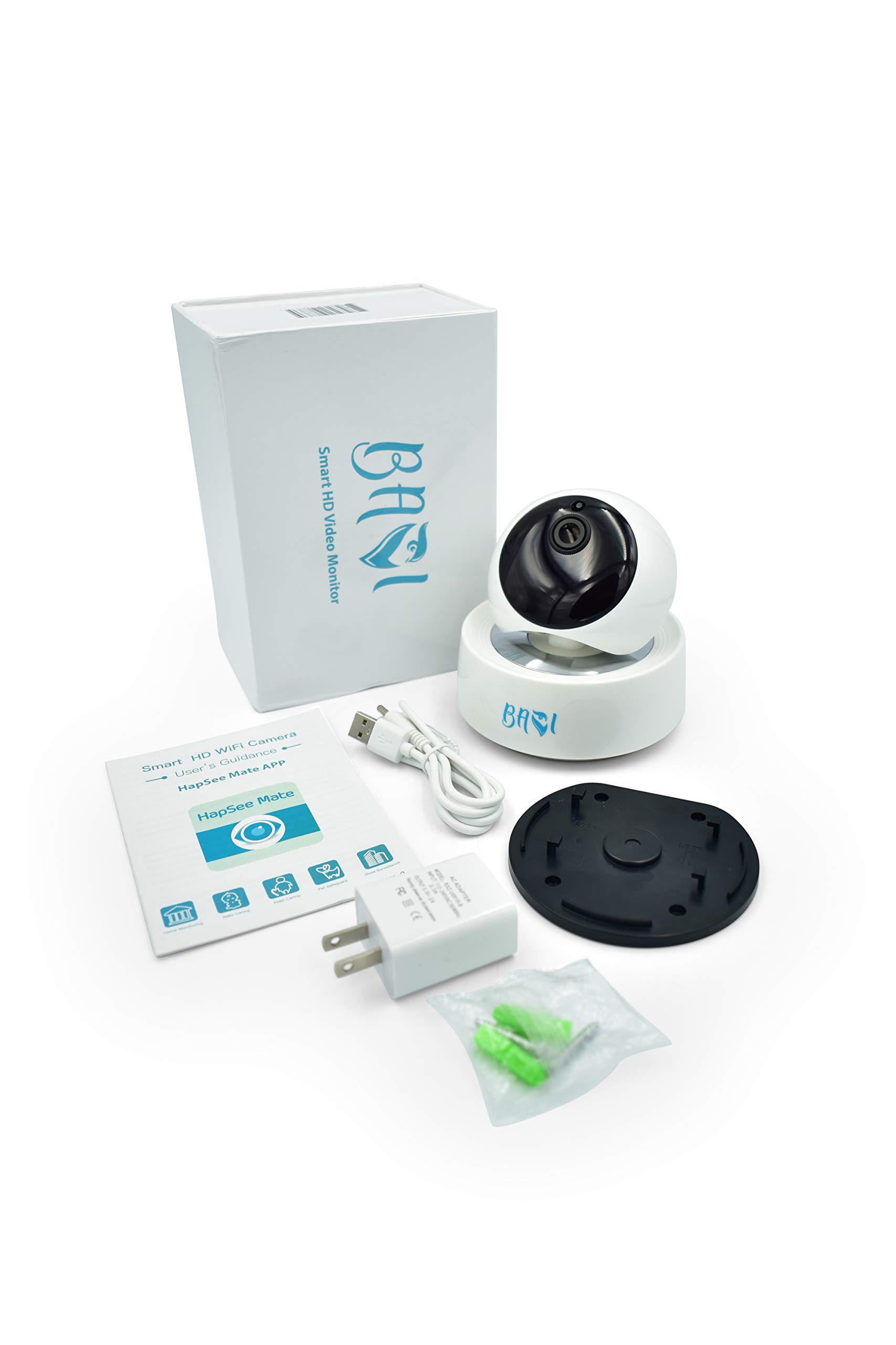 Video Baby Monitor with Camera and Audio, Night Vision, Remote Control, Motion Detection, Two Way Audio, for Infant/Elderly/Pet/Nanny Compatible with iOS and Android