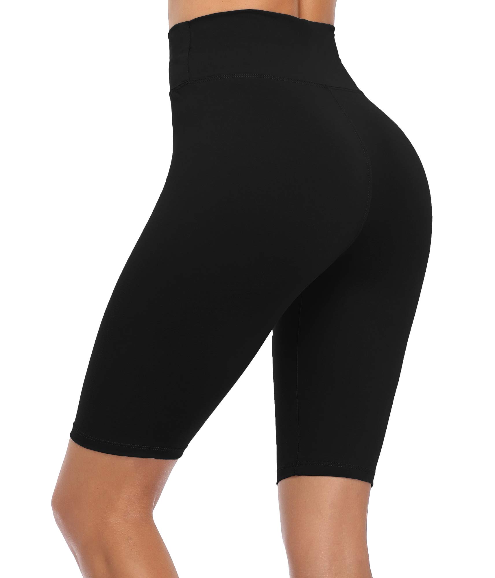 VESHINE Plus Size Bike Short for Women Opaque Yoga Shorts Shortlettes Soft Slip Short