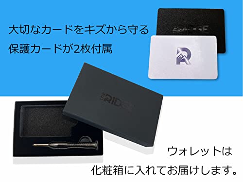 The Ridge Titanium Money Clip, Wallet Thinner Than Smartphones, Black