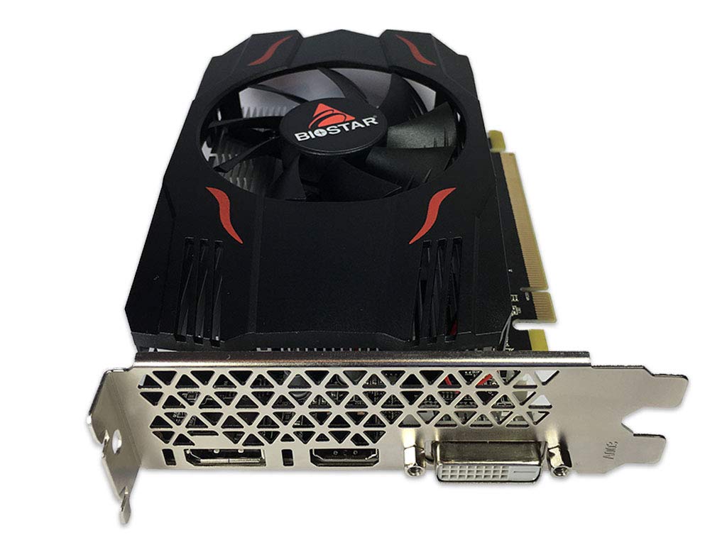 VIEW MAX Biostar Radeon RX 550 4GB GDDR5 128-Bit DirectX 12 PCI Express 3.0 DVI-D Dual Link, HDMI, DisplayPort, Gaming Edition