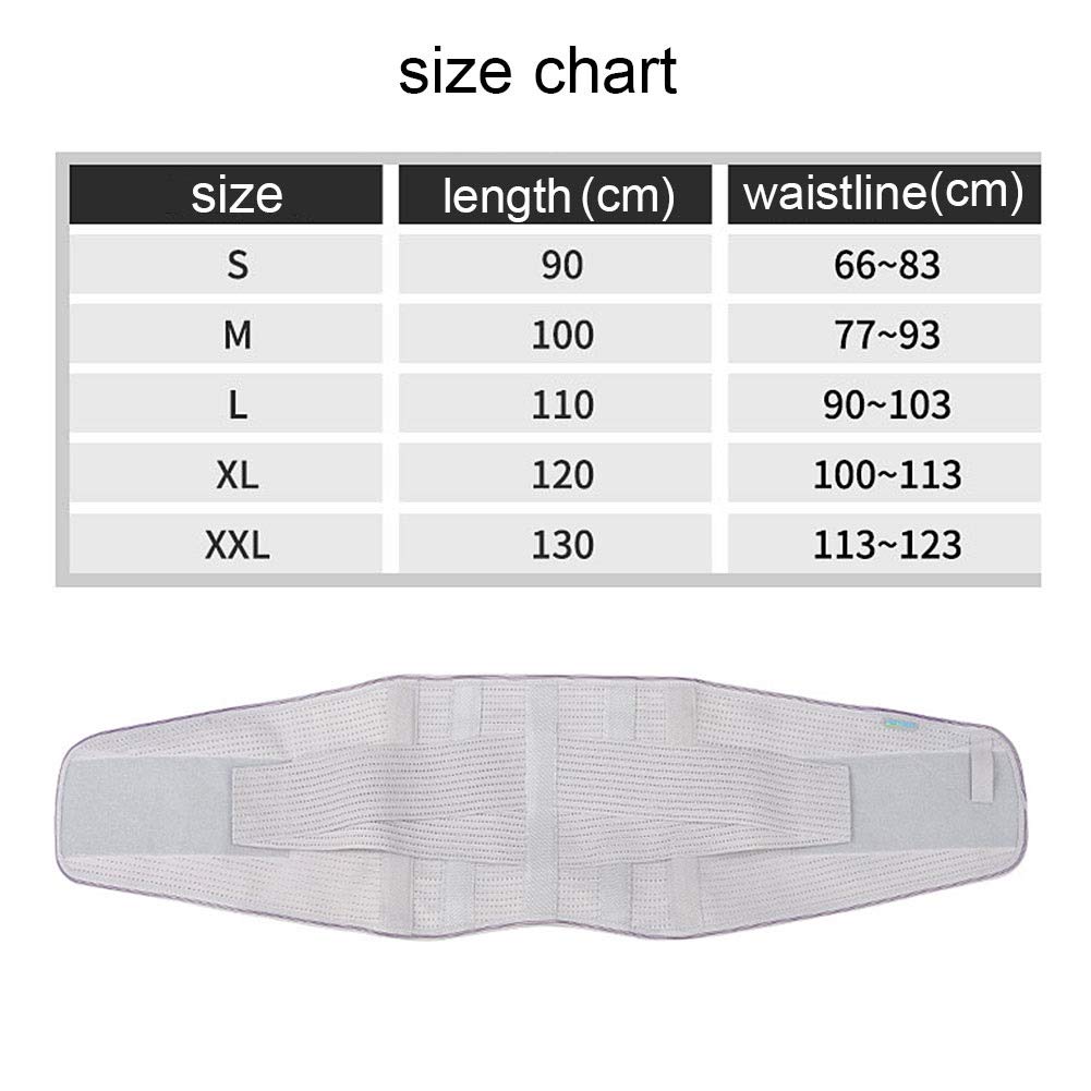 TANGIST Lumbar Brace for Men & Women Waist Trainer Lumbar Support Corrective Posture Relief Lower Back Pain Herniated Disc and Scoliosis (Size : S)