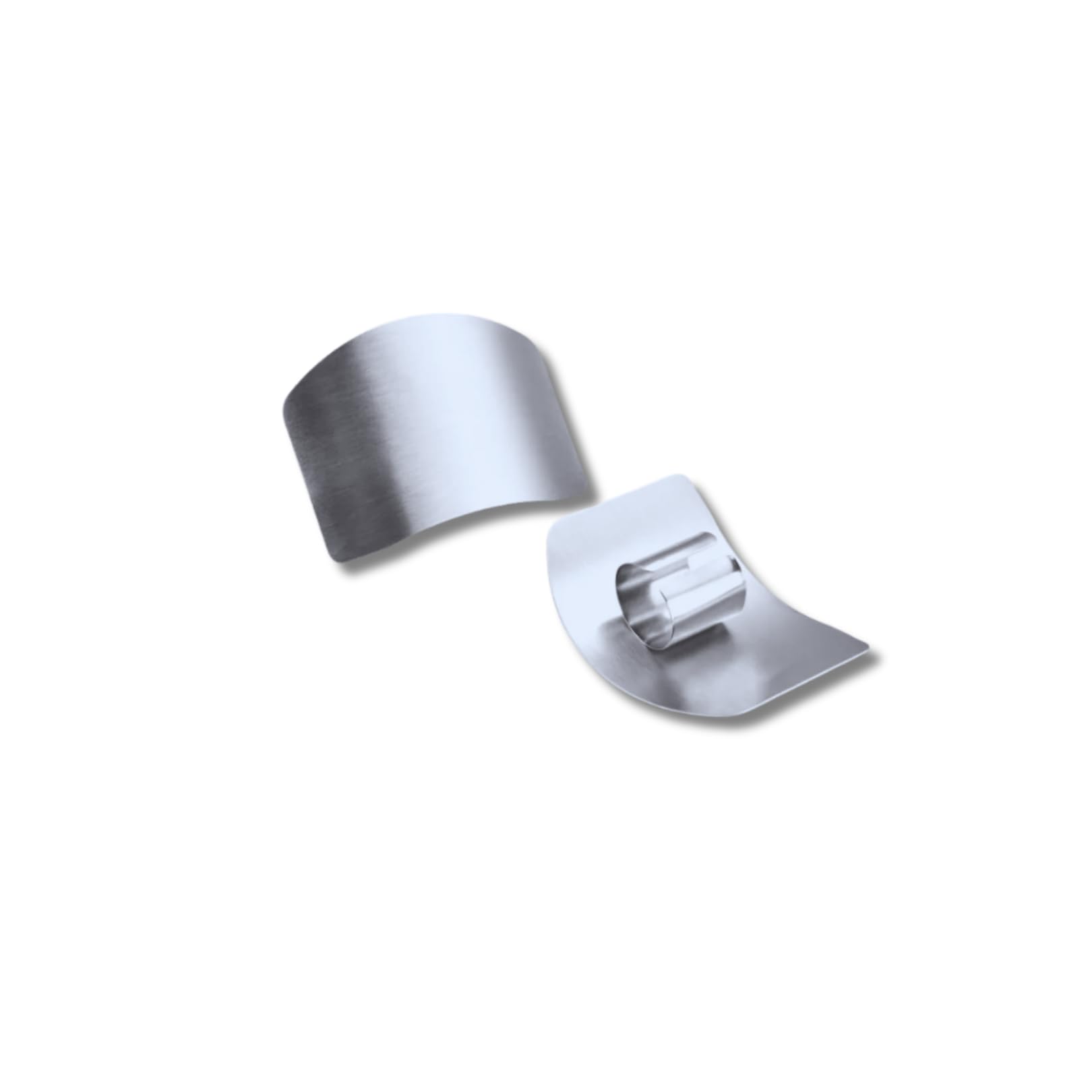 Stainless Steel Thumb Knife Finger Cutter Saver with Knife Guard and Finger Protectors for Cutting Vegetables, Holder for Slicing, Ideal Finger Guards for Kitchen Knives for Secure Food Cuts.