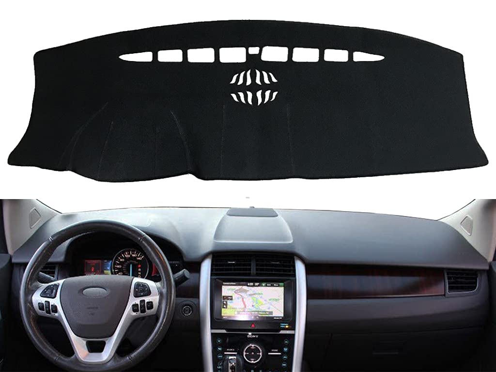 Mdashfit Dash Cover Dashboard Mat for Ford Edge 2011 2012 2013 2014 with Center Dash Speaker CMJ54