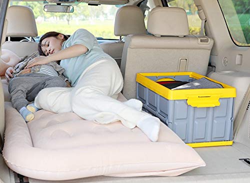 Topware Inflatable Air Mattress for SUV or Minivan, air Pump Included (Black, Large)