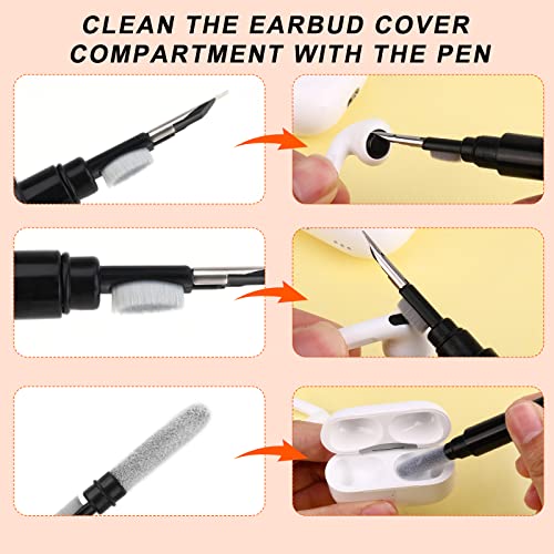 Silicone Case Cover for Bose Quiet Comfort Earbuds II, Anti-Lost Shockproof Protective Case Cover for Bose QuietComfort Earbuds II with Keychain Easy Carrying Replacement Case with Cleaning Pen