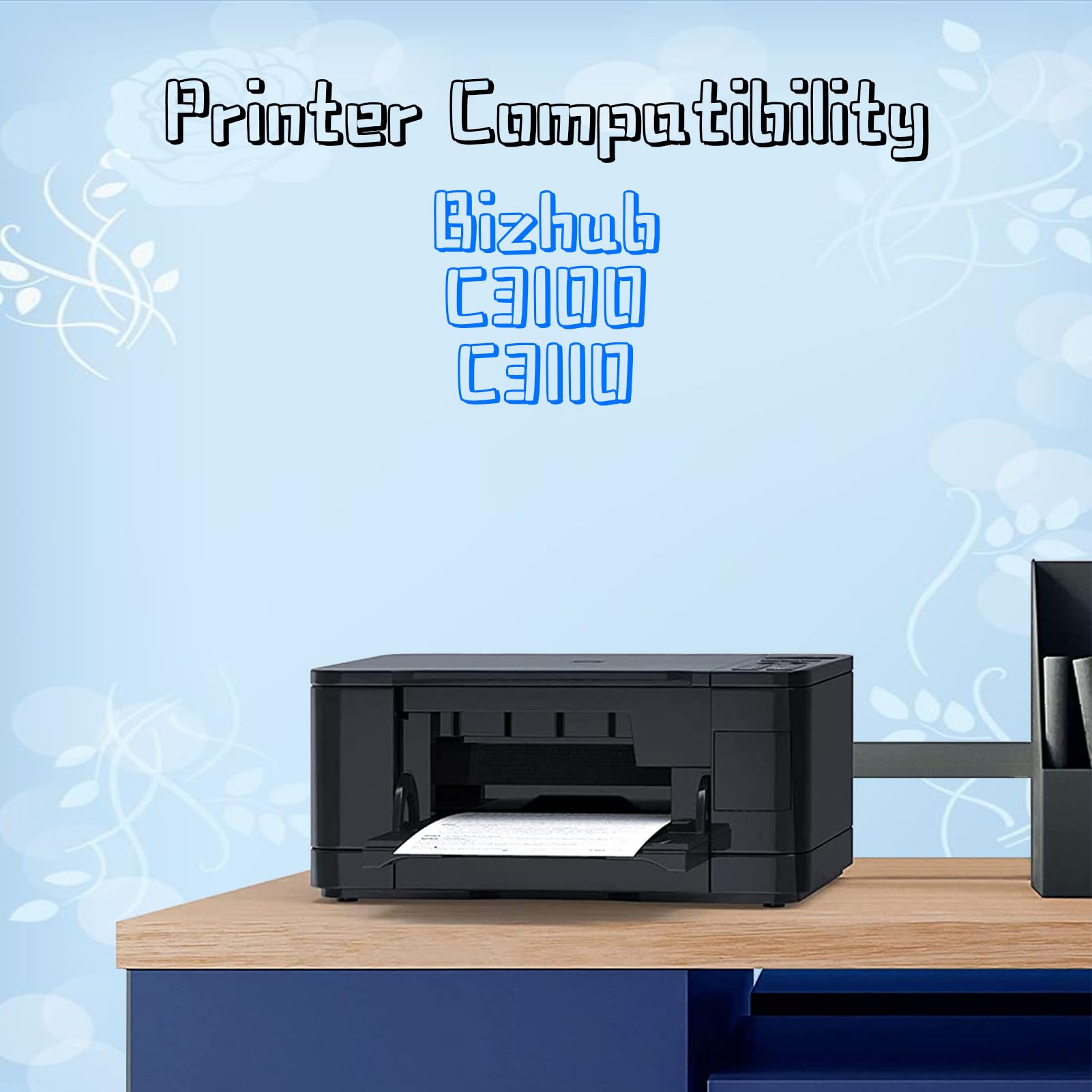TNP51 Toner Cartridge for Konica Minolta, Compatible Bizhub C3100 C3110 Printer Cyan*1