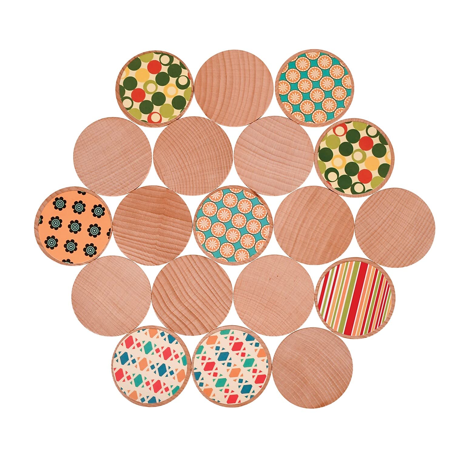 THE FRECKLED FROG Matching Pairs - Retro Memory Set - Set of 20 - Ages 2+ - Wooden Memory Game for Preschoolers and Elementary Aged Kids - Develop Cognitive Skills and Critical Thinking